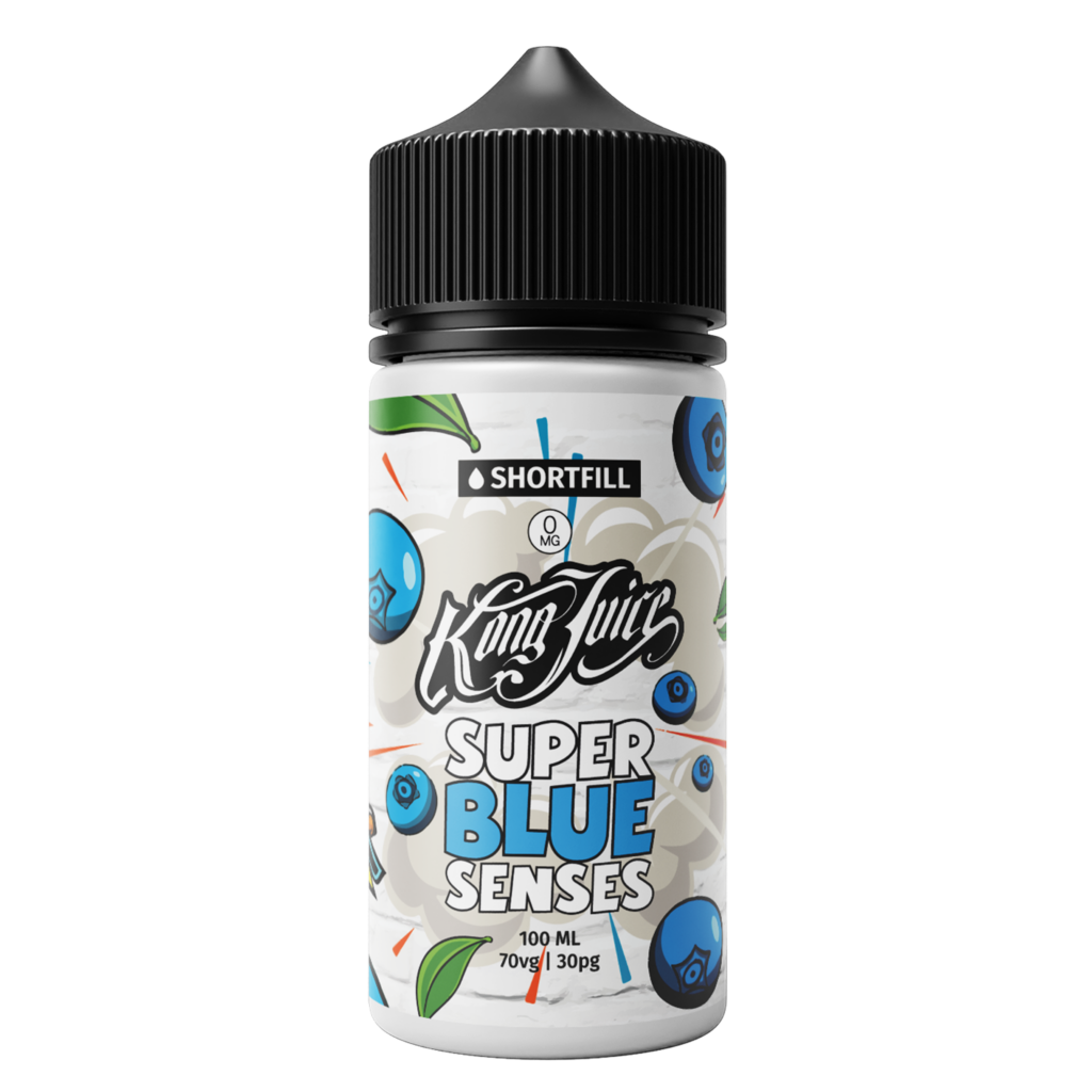 SUPER BLUE SENSES | 100ml 0mg – King Kong Vape Juice